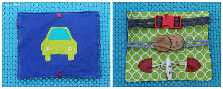 DIY Toddler Buckle Toy Sewing Tutorial