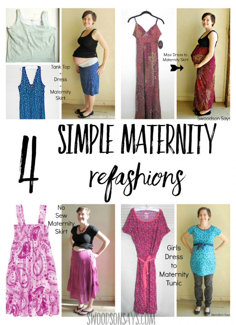 5 Simple Maternity Refashions - Swoodson Says