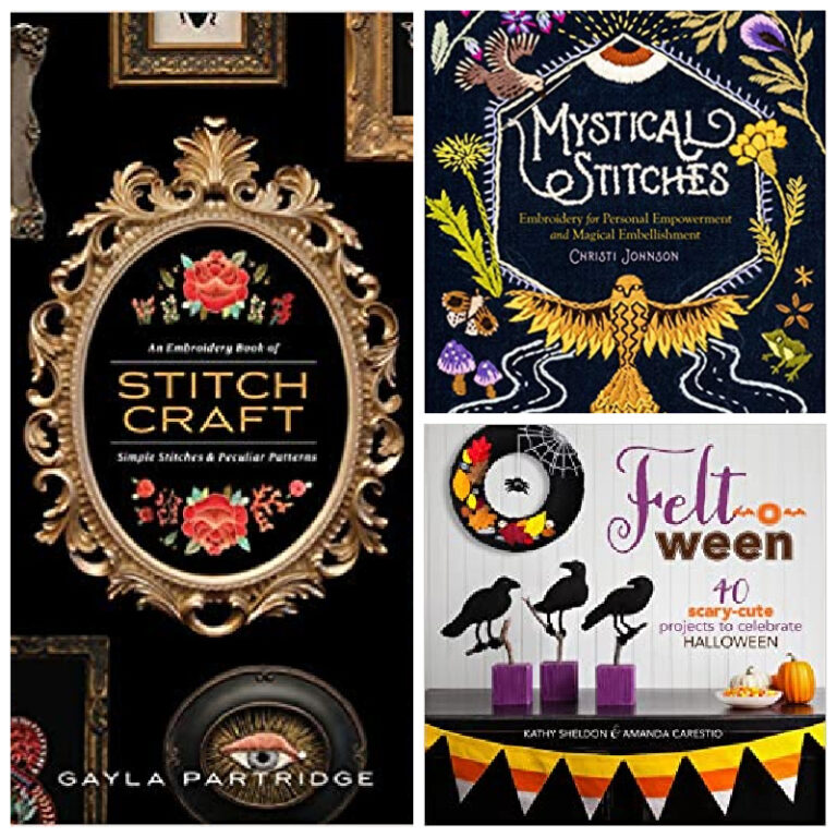 20+ Halloween hand embroidery designs - Swoodson Says