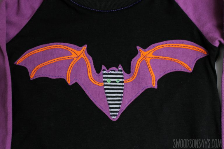 Free bat applique pattern - Swoodson Says