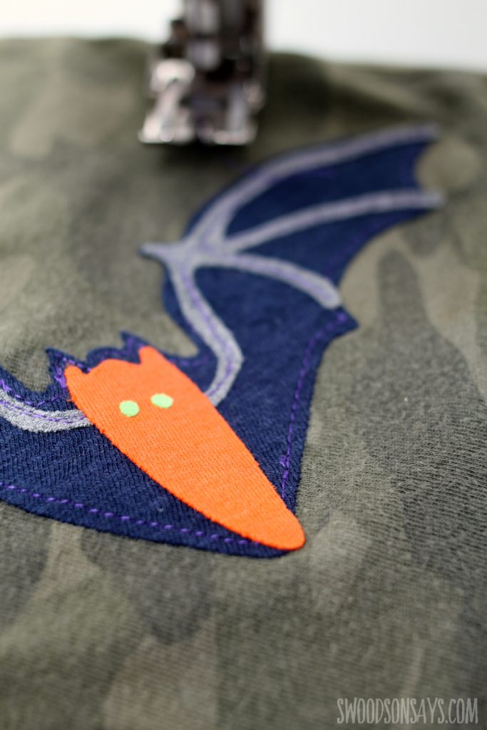 Free bat applique pattern - Swoodson Says