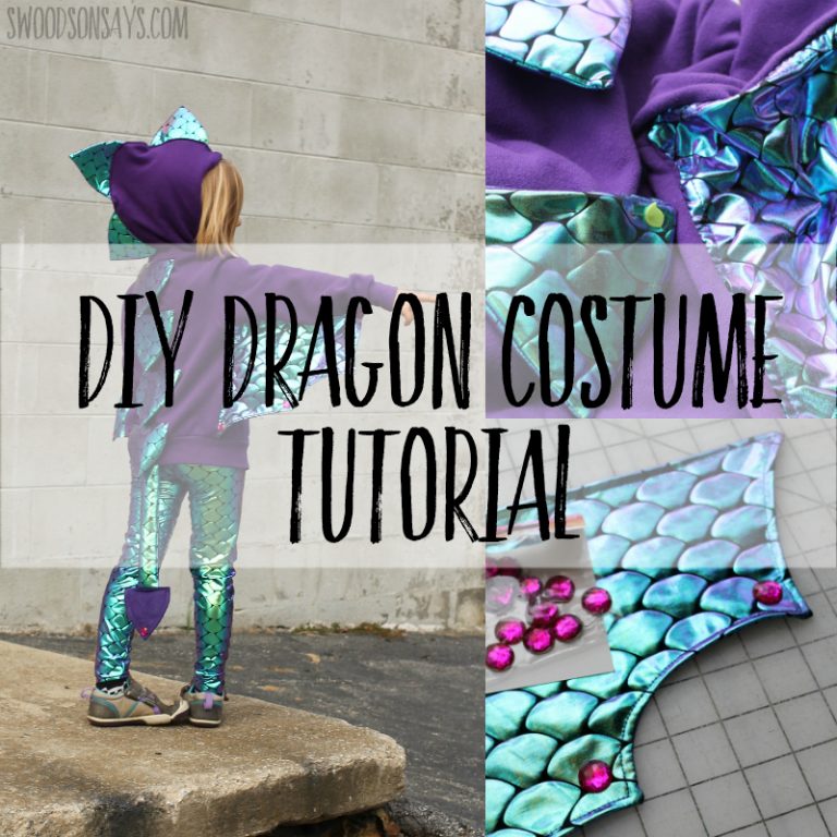 Dragon wings costume diy tutorial - Swoodson Says