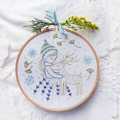 13+ winter hand embroidery patterns - Swoodson Says