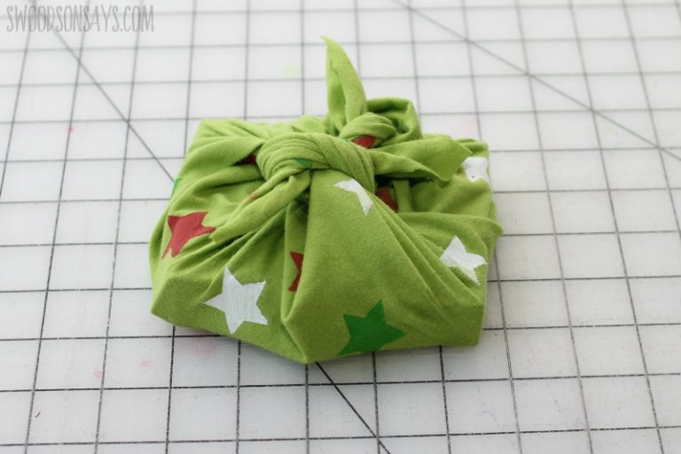 How to make furoshiki from old t-shirts - Swoodson Says