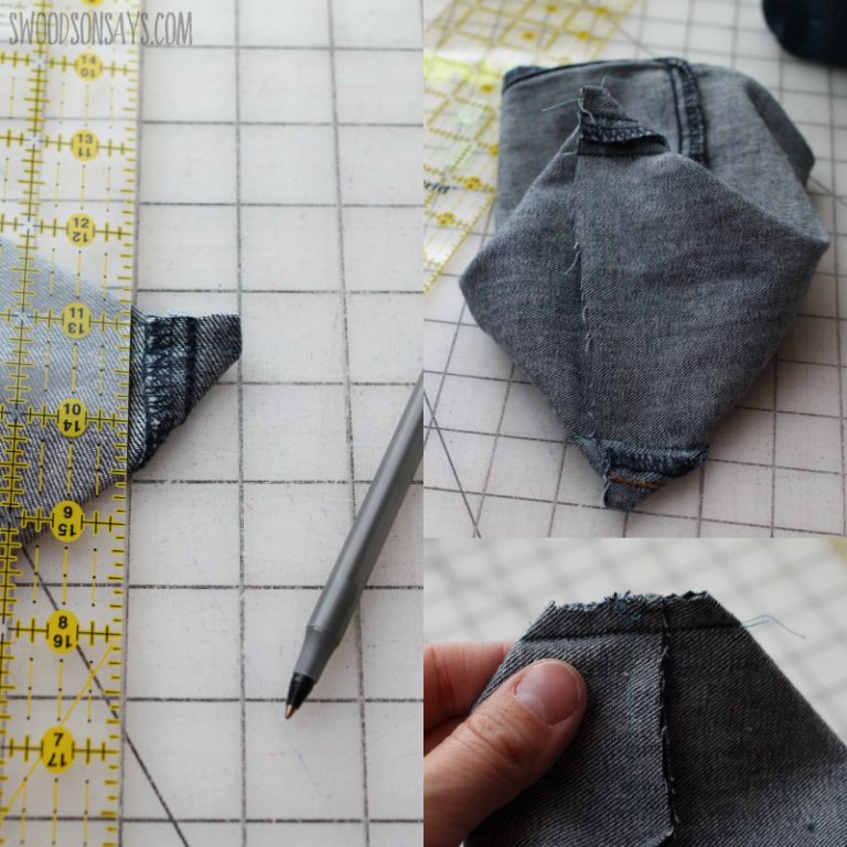 How to sew an upcycled DIY fabric planter - Swoodson Says