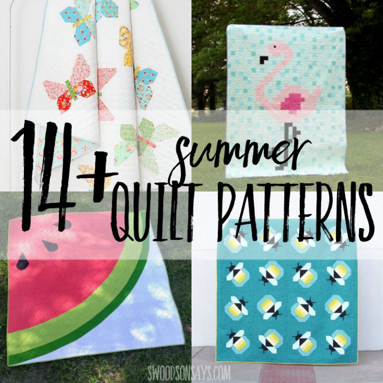 14+ modern summer quilt patterns - Swoodson Says