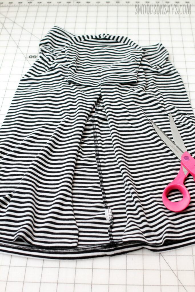 How to add fabric to a shirt to make it bigger - Swoodson Says