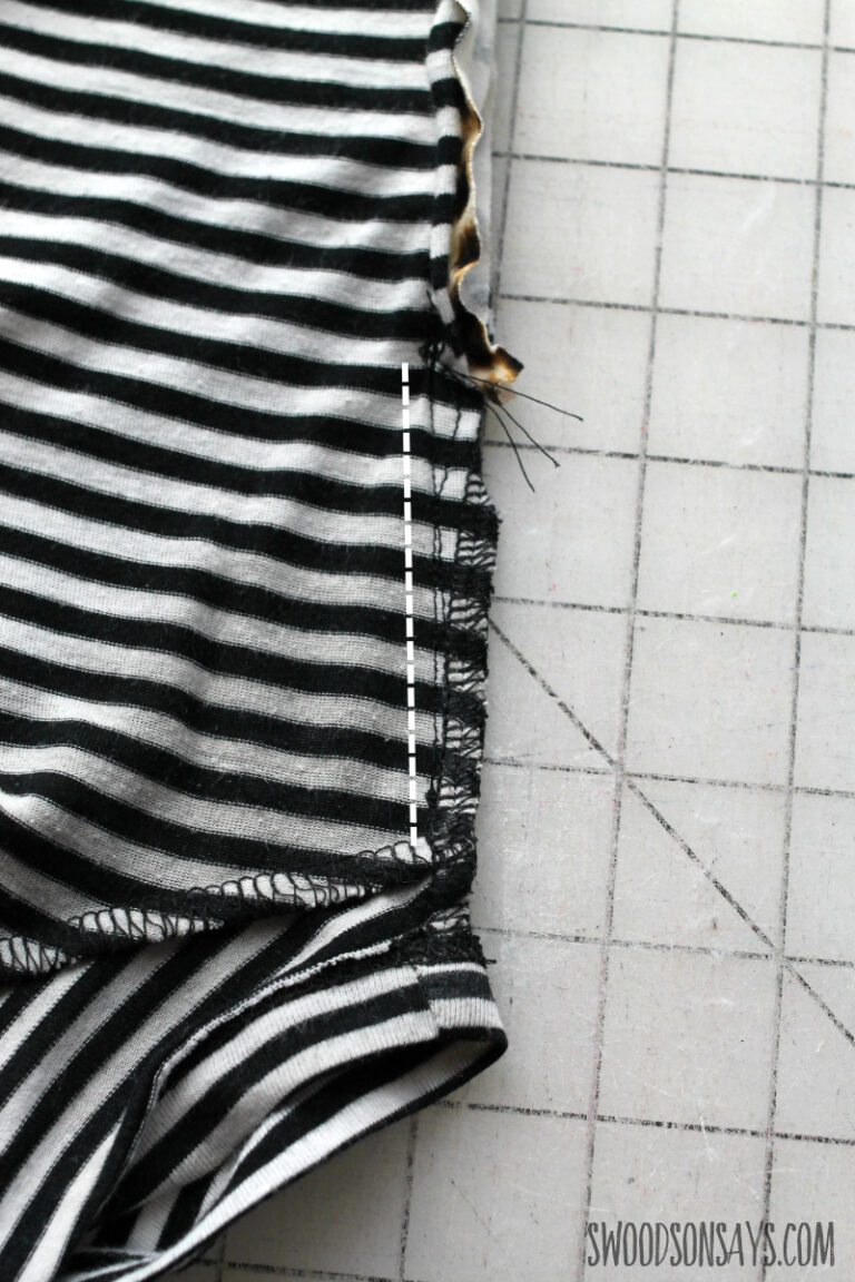 How to add fabric to a shirt to make it bigger - Swoodson Says