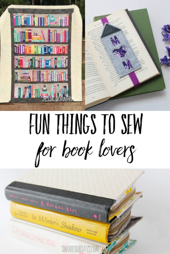 15+ things to stitch & sew for book lovers - Swoodson Says