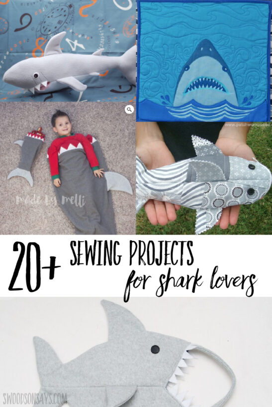 20+ shark sewing patterns & tutorials - Swoodson Says