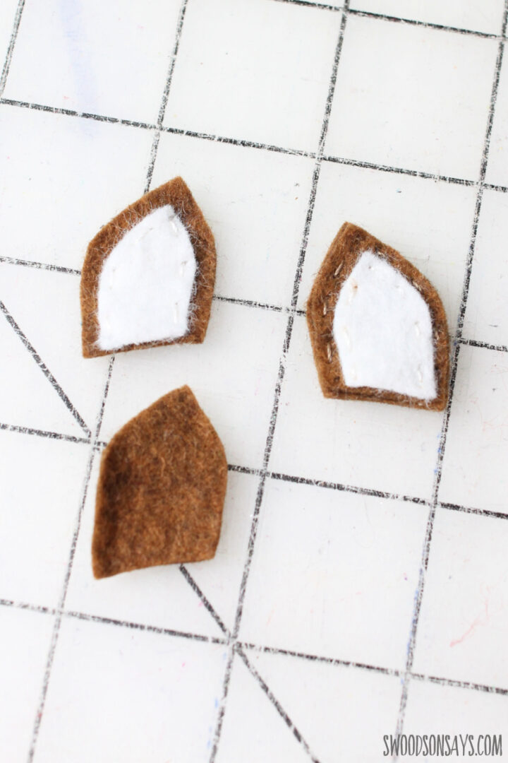 Free felt reindeer ornaments to make - Swoodson Says