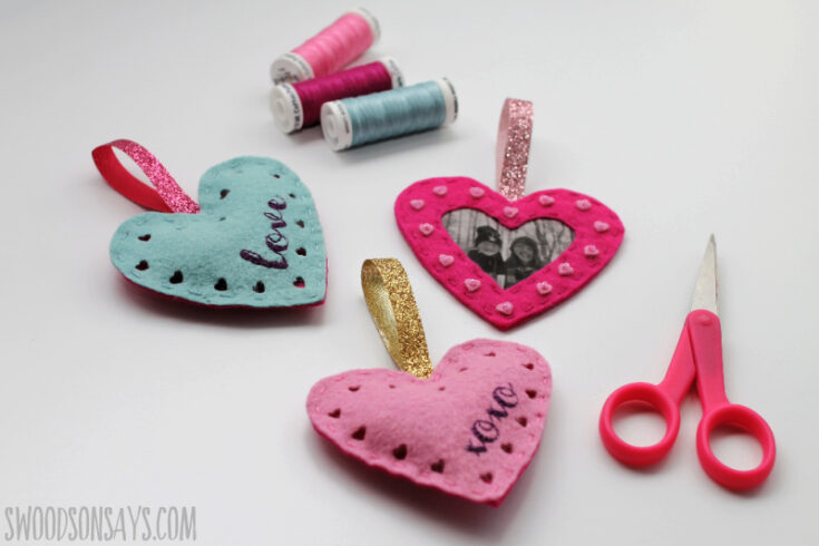 Free felt heart ornament patterns - Swoodson Says