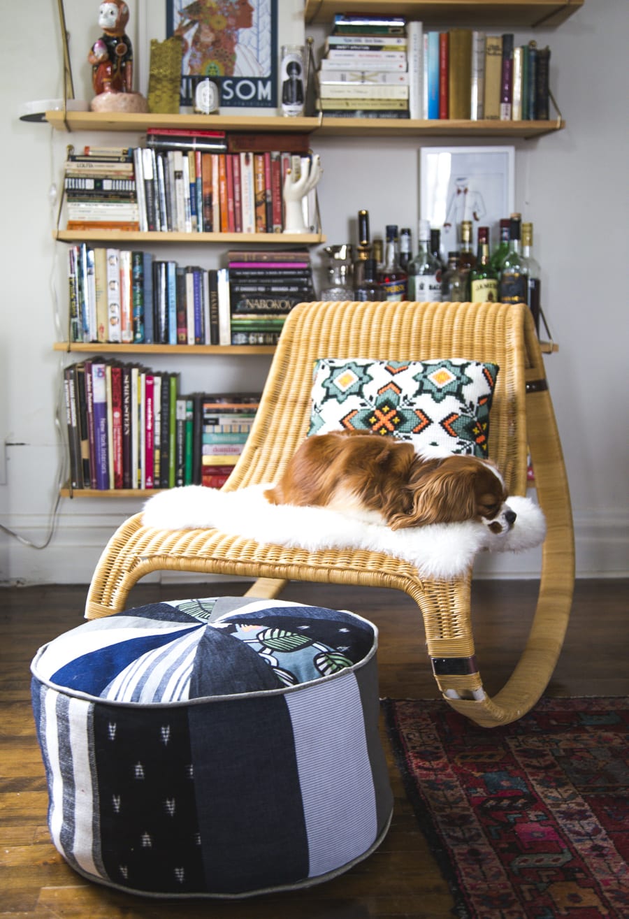 How to make a floor pouf - 12 different DIY poufs - Swoodson Says