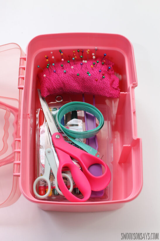 How to make a diy sewing kit - Swoodson Says