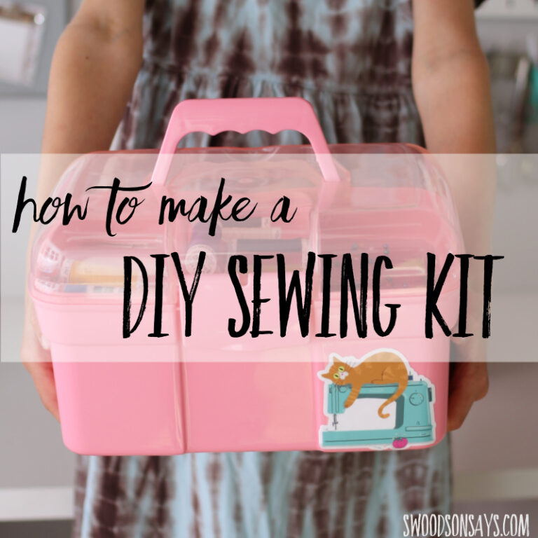 How to make a diy sewing kit - Swoodson Says
