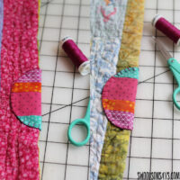 How to mend a hole in a quilt with applique - Swoodson Says