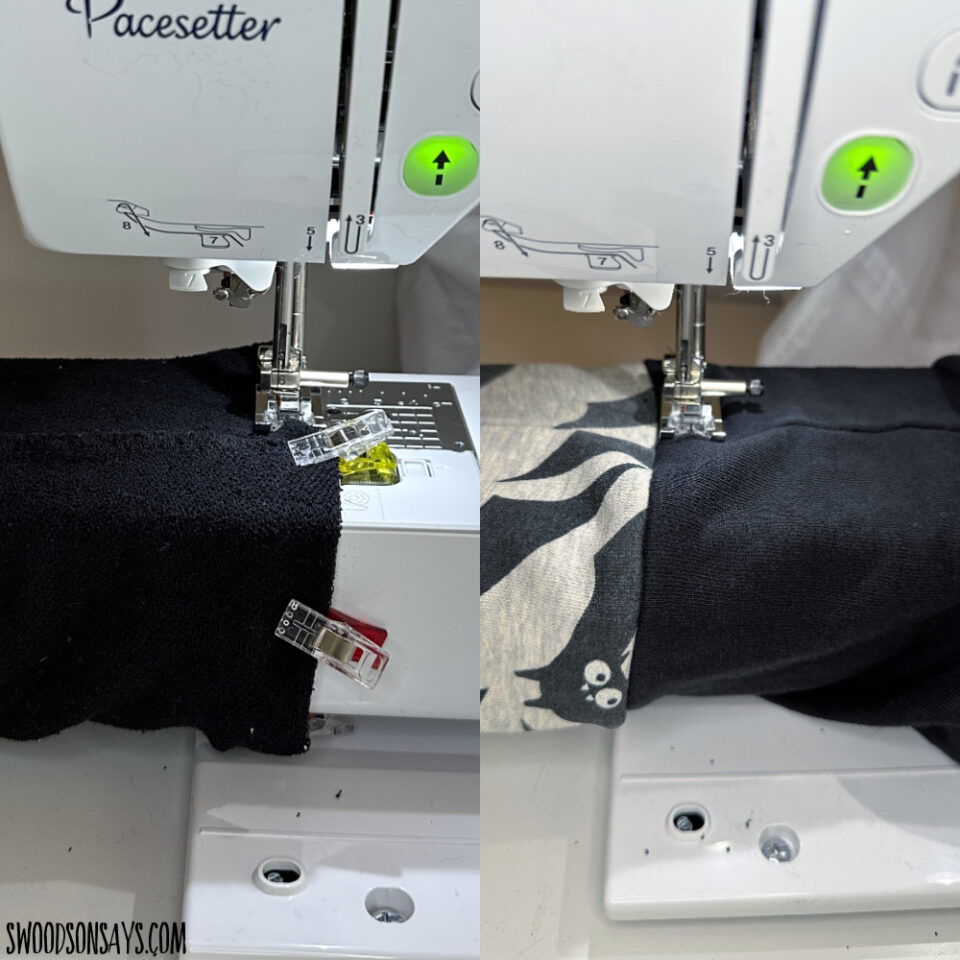 DIY lengthening kids pants sewing tutorial - Swoodson Says
