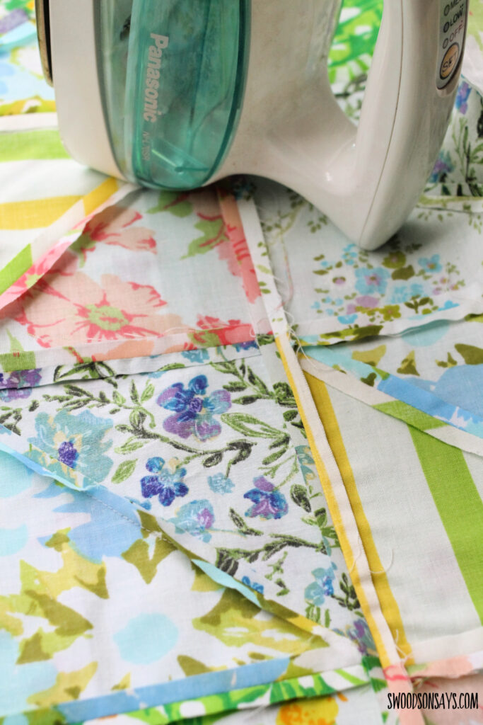 How to make a quilt using sheets - Swoodson Says