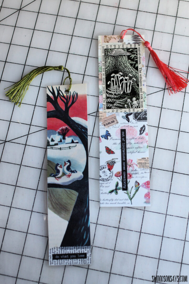 How to make bookmarks from old books - Swoodson Says