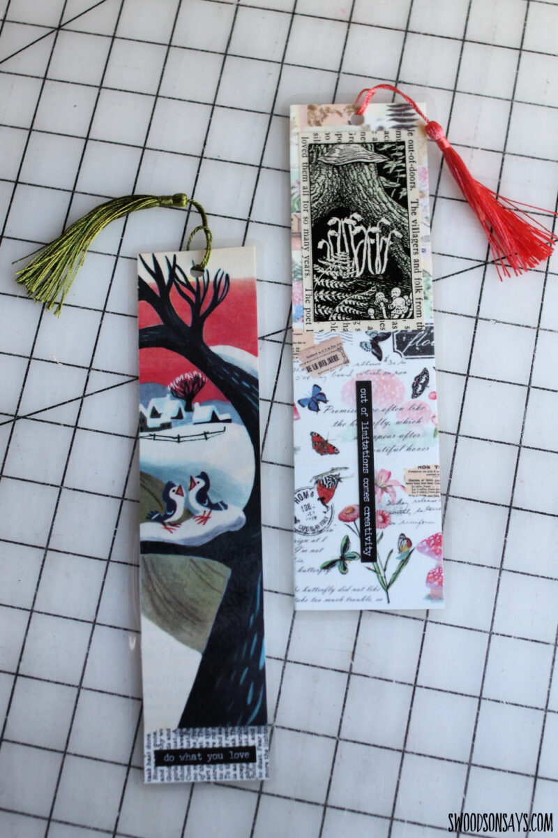 How to make bookmarks from old books - Swoodson Says