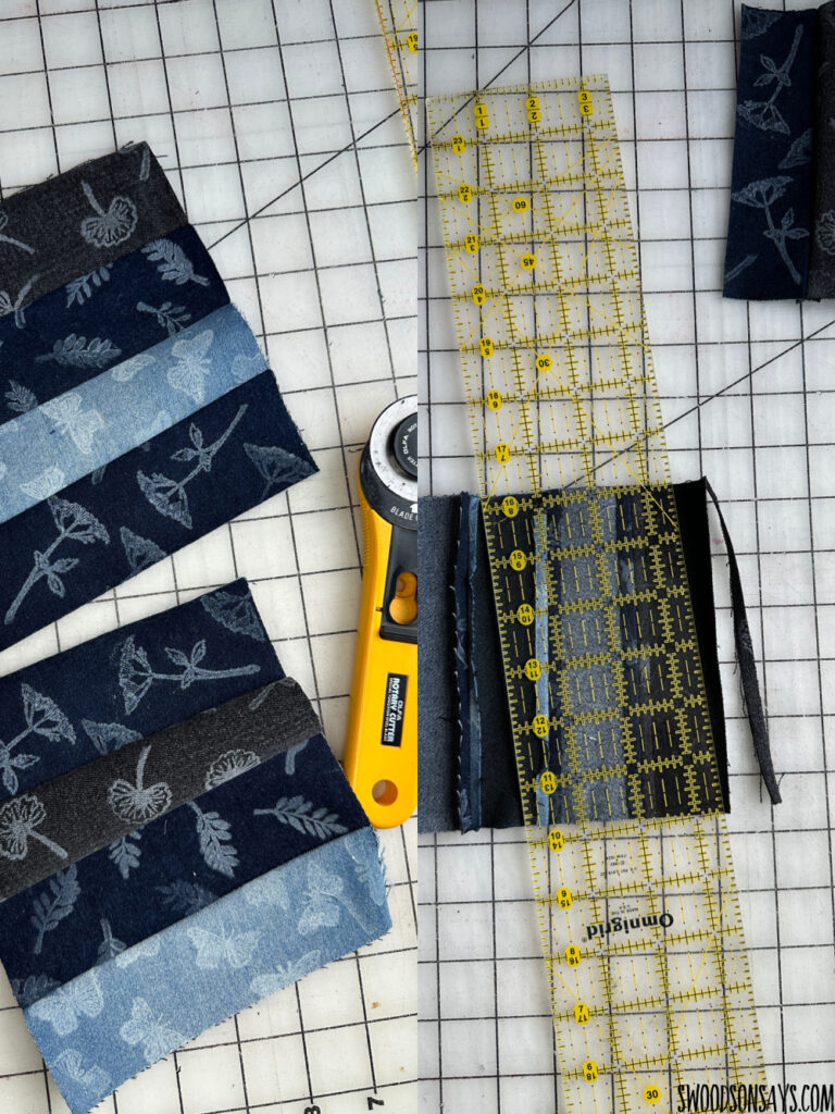 How to sew a pincushion from upcycled denim - Swoodson Says