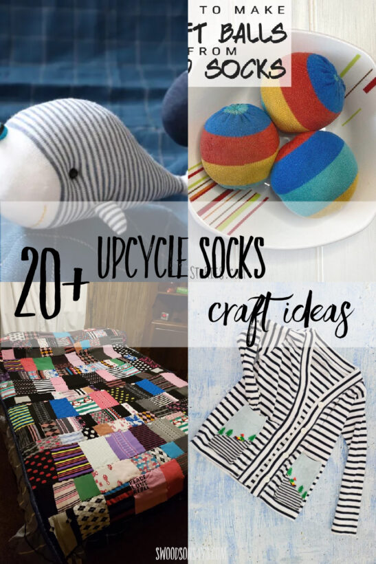 20+ upcycle socks craft ideas - Swoodson Says