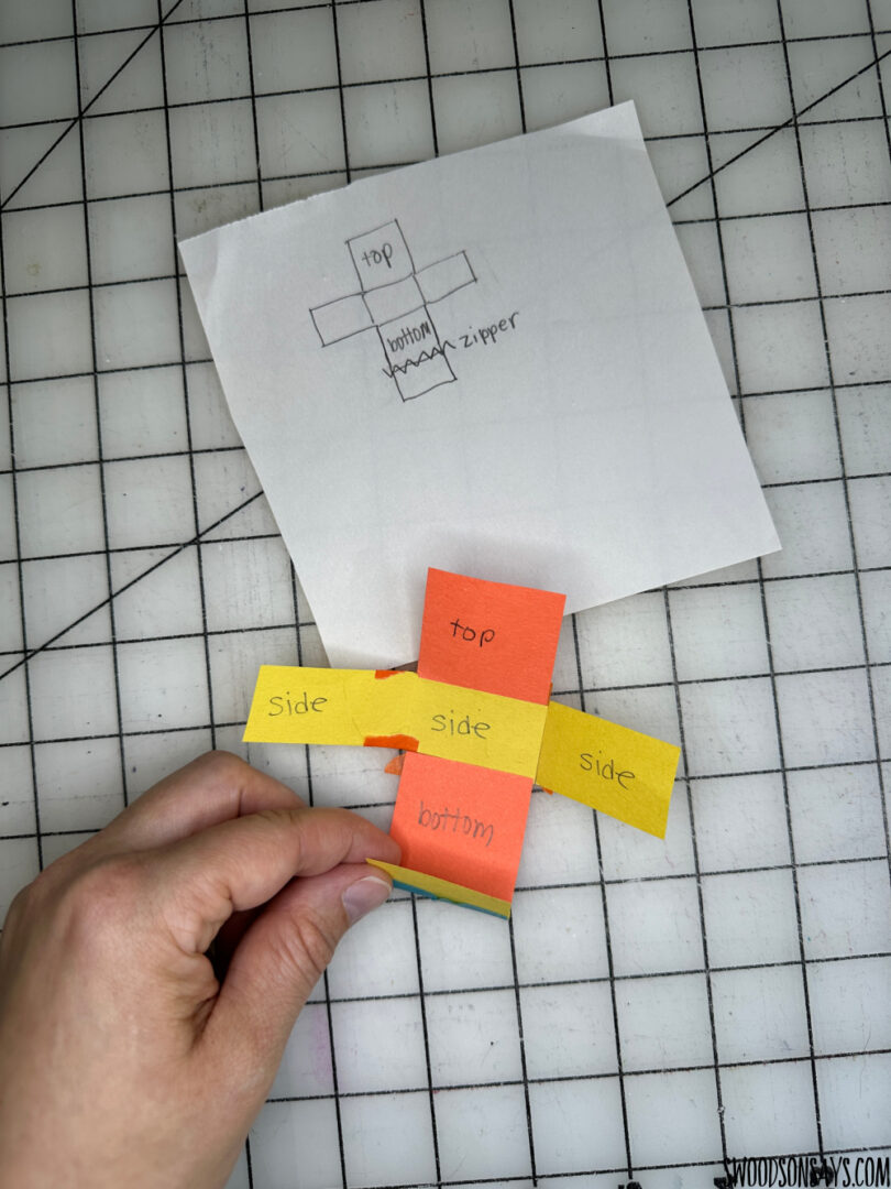 DIY square pouf ottoman sewing tutorial - Swoodson Says
