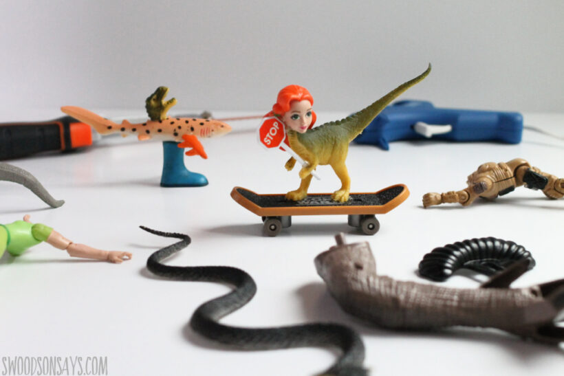 DIY Mutant Toys - an upcycled old figurines craft idea - Swoodson Says