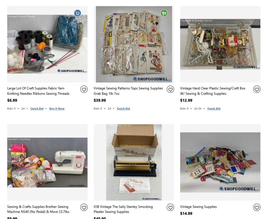 Where to shop secondhand craft stores & secondhand fabric stores online ...